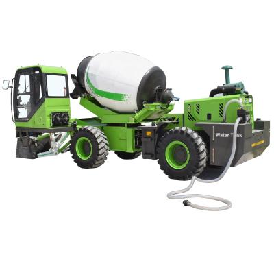 China Portable Self Loading Concrete Mixer 1700L to 7800L Capacity with 55-110kW Engine Power for sale