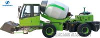 China Portable Self Loading Concrete Mixer 1700L to 7800L Capacity with 55-110kW Engine Power for sale