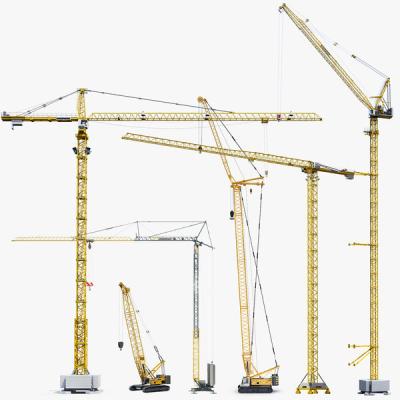 China QTZ63-5010 Mobile Tower Crane with 50m Boom Length and 5t Maximum Load Capacity for Construction Projects for sale