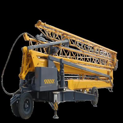 China Self Erecting Mobile Tower Crane with 25m Height & 3000kg Capacity - Wireless Remote Control for sale