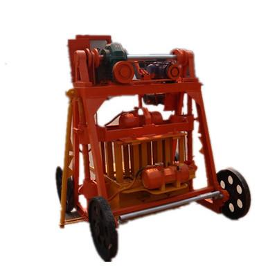 China MBM4-45 Mini Mobile Egg Laying Concrete Brick Machine 6.6kW 1500kg Hydraulic Pressure Equipment for sale