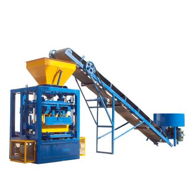 China QT4-24 Semi-Automatic Concrete Block Making Machine with 4000 RPM Vibration and 24-30 Second Cycle for sale