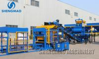 China QT4-15 Hollow Wall Panel Making Machine with 24kW Power and 4500kg Weight for Concrete Block Production for sale