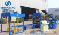 China QT4-15 Hollow Wall Panel Making Machine with 24kW Power and 4500kg Weight for Concrete Block Production for sale