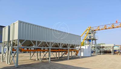 China HZS Series Concrete Batching Plant with 60-180 m³/h Capacity, JS Mixer & Computer Control System for sale