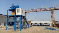 China HZS Series Concrete Batching Plant with 60-180 m³/h Capacity, JS Mixer & Computer Control System for sale