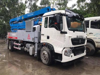 China SHENGMAO 70-Meter Mobile Concrete Pump Truck with 180M³ Capacity and Diesel Engine for Construction Projects for sale