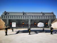 China Portable Horizontal Cement Silo 20T-2000T Capacity with Top & Bottom Screw Conveyors - No Foundation Required for sale