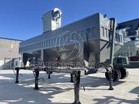 China Portable Horizontal Cement Silo 20T-2000T Capacity with Top & Bottom Screw Conveyors - No Foundation Required for sale