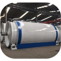 China 300 Square Meters Area Needed for Waste Tire and Plastic to Fuel Oil Pyrolysis Machine for sale