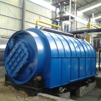 China 300 Square Meters Area Needed for Waste Tire and Plastic to Fuel Oil Pyrolysis Machine for sale