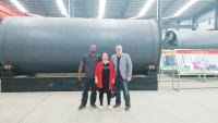 China 300 Square Meters Area Needed for Waste Tire and Plastic to Fuel Oil Pyrolysis Machine for sale