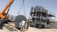 China Standard Waste Sludge Oil Recycling to Diesel Distillation Plant 24hours Output 9-13.5tons Diesel for sale