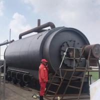 China 15.5kw Pyrolysis Machine for Turning Waste into Fuel Oil from Tyre Plastic and Rubber for sale