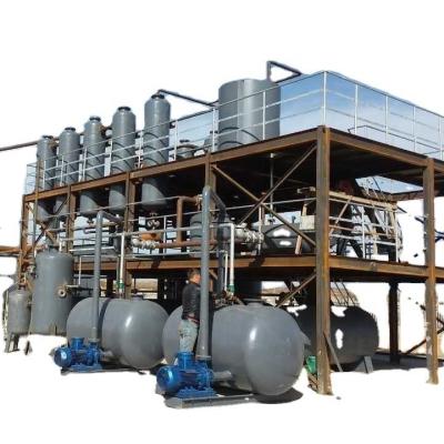 China Continuous Type Recycling Waste Tyre Oil to Diesel Refinery Distillation System 30 kg for sale