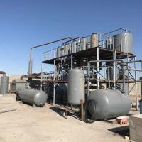 China Continuous Vacuum System Used Motor Car Oil Refining Plant for Recycling Waste Oil for sale