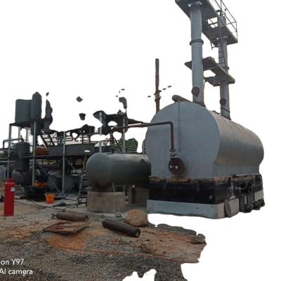 China Raw Material Used Engine Oil Distillation Machine for Recycling to Diesel or Base Oil for sale