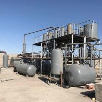 China Pyrolysis Oil Distillation Plant For Converting Old Tires And Plastic To Diesel Fuel for sale