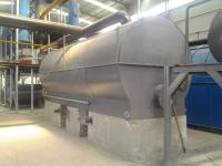 China Continuous Type Tire Tyre Pyrolysis Oil to Diesel Distillation Plant with Instillation for sale