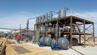 China 380v/50hz Used Car Engine Oil Recycling Vacuum Distillation Machine D1200*3000mm for sale