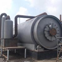 China 15.5kw Rotary Type Recycle Convert Waste Tires and Plastic to Fuel Oil Pyrolysis Machines for sale