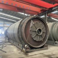 China 15.5kw Type Small Scale Waste Tyre Plastic Rubber Pyrolysis Plant For Fuel Production for sale