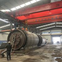 China 15.5kw Type Small Scale Waste Tyre Plastic Rubber Pyrolysis Plant For Fuel Production for sale