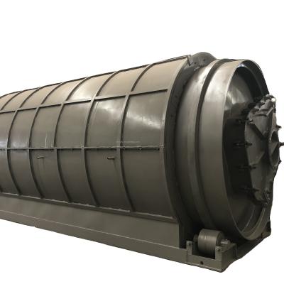 China Top- Waste Plastic Tyre to Fuel Oil Recycling Pyrolysis Machine for Final Product Steel Wire for sale
