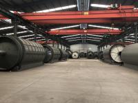 China Top- Waste Plastic Tyre to Fuel Oil Recycling Pyrolysis Machine for Final Product Steel Wire for sale