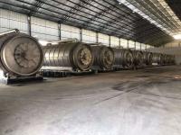China 17.5 kW Power Pyrolysis Oil Tire Recycling Machine With High Oil Yield for sale