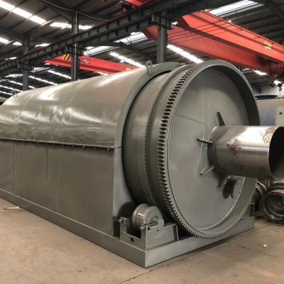 China Design 380V Shangqiu Tire Recycling Line With Direct Heating For Pyrolysis Oil for sale