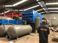 China 38tons Capacity Pyrolysis Waste Tire To Oil Production Line for 300sq Meter Location for sale