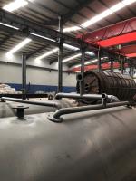 China 38tons Capacity Pyrolysis Waste Tire To Oil Production Line for 300sq Meter Location for sale