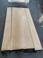 China Natural European White Oak Veneer For Engineering Thickness 1.2mm Width 190mm for sale
