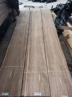 China Thick 0.45mm American Walnut Wood Veneer Panel A Crown Cut Apply To Engineered for sale