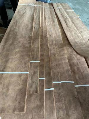 China 0.45mm African Bubinga Pomelle A Grade Natural Wood Veneer for Furniture Interior Decoration for sale