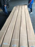 China Mdf American White Oak Veneer Panels Thick 0.42mm for sale