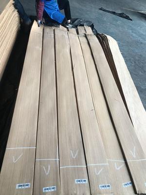 China Mdf American White Oak Veneer Panels Thick 0.42mm for sale