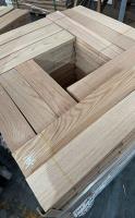 China 1.2mm European White Oak Veneer Flooring AB Grade Quarter Cut 640mm Length for sale