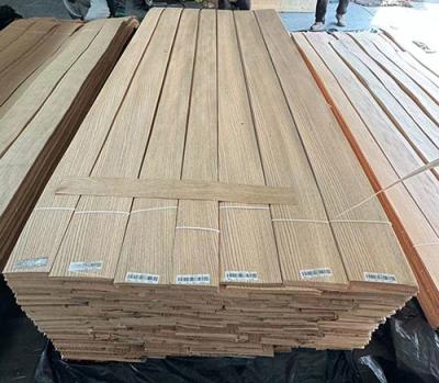 China OEM Red Oak Wood Veneer Rift Cut Panel AA Grade 0.42mm for Furniture Door Cabinet for sale