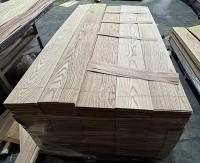 China European White Oak Wood Flooring Veneer C+ Grade Crown Cut 1940x204x1.2mm for sale