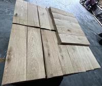 China European White Oak Wood Flooring Veneer Panel 0.7mm Quarter Cut C Grade Fancy Plywood for sale