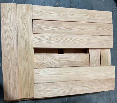 China OEM Red Oak Wood Veneer, Flooring,  Panel A Grade Thickness 0.45 for sale