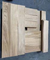China White Oak Wood Flooring Veneer C Grade 1.2mm Quarter Cut Fancy Plywood for sale