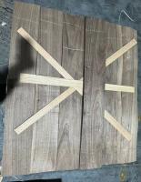 China Slice Cut American Walnut Veneer Natural C/D Grade Thick 1.2mm Flooring for sale