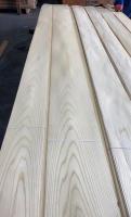 China OEM White Ash Wood Veneer Crown Cut 0.45mm Thickness 250cm+ Length Panel Grade A/AA for sale