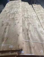 China European White Oak Burl Veneer 0.50mm Thick AAA Grade Furniture Grade Wood Veneer for sale