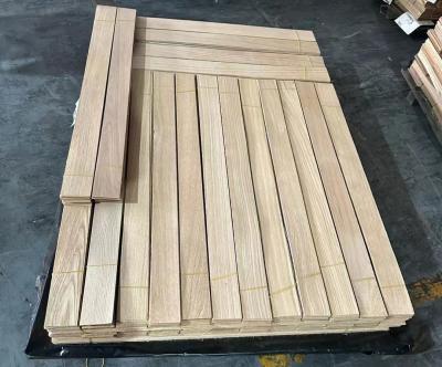 China White Oak Veneer 1.2mm Slice Cut Grade C 900x75mm for Flooring for sale
