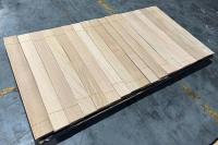 China White Oak Veneer 1.2mm Slice Cut Grade C 900x75mm for Flooring for sale