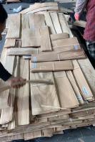 China 0.45mm White Oak Wood Veneer Furniture Edge Banding Grade C 60-120cm for sale